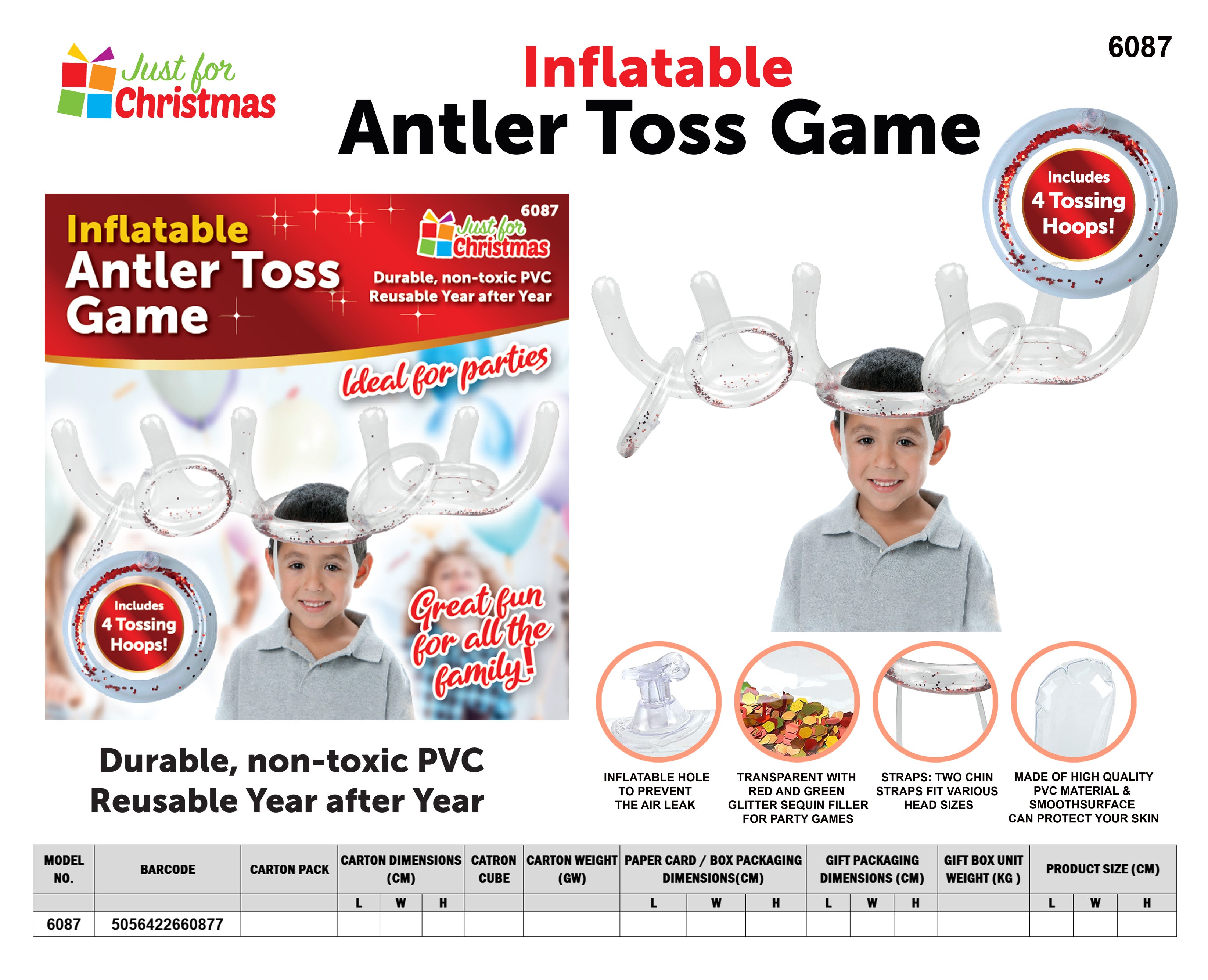 Inflatable Toss Game Antlers (48) – DGI UK Group LTD